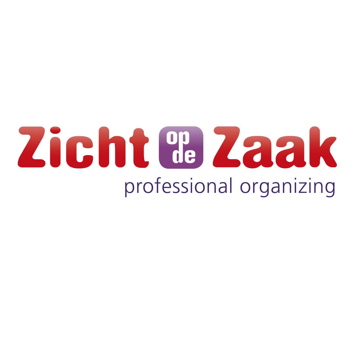 Zicht op de Zaak Professional Organising - Logo en Huisstijl